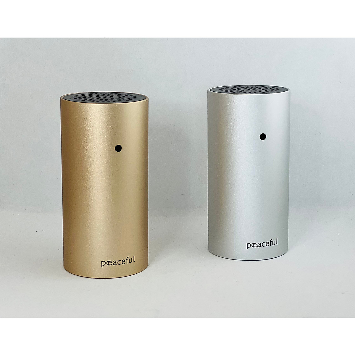 Peaceful Bathroom Noise Machine, Portable Bathroom Noise Blocker (Silver)