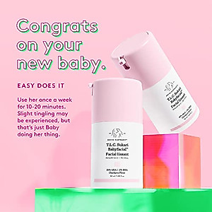 Drunk Elephant T.L.C. Sukari Babyfacial. AHA/BHA Face Mask for Great Skin Clarity, Texture and Tone for a Youthful Radiance (1.69 Fl Oz)