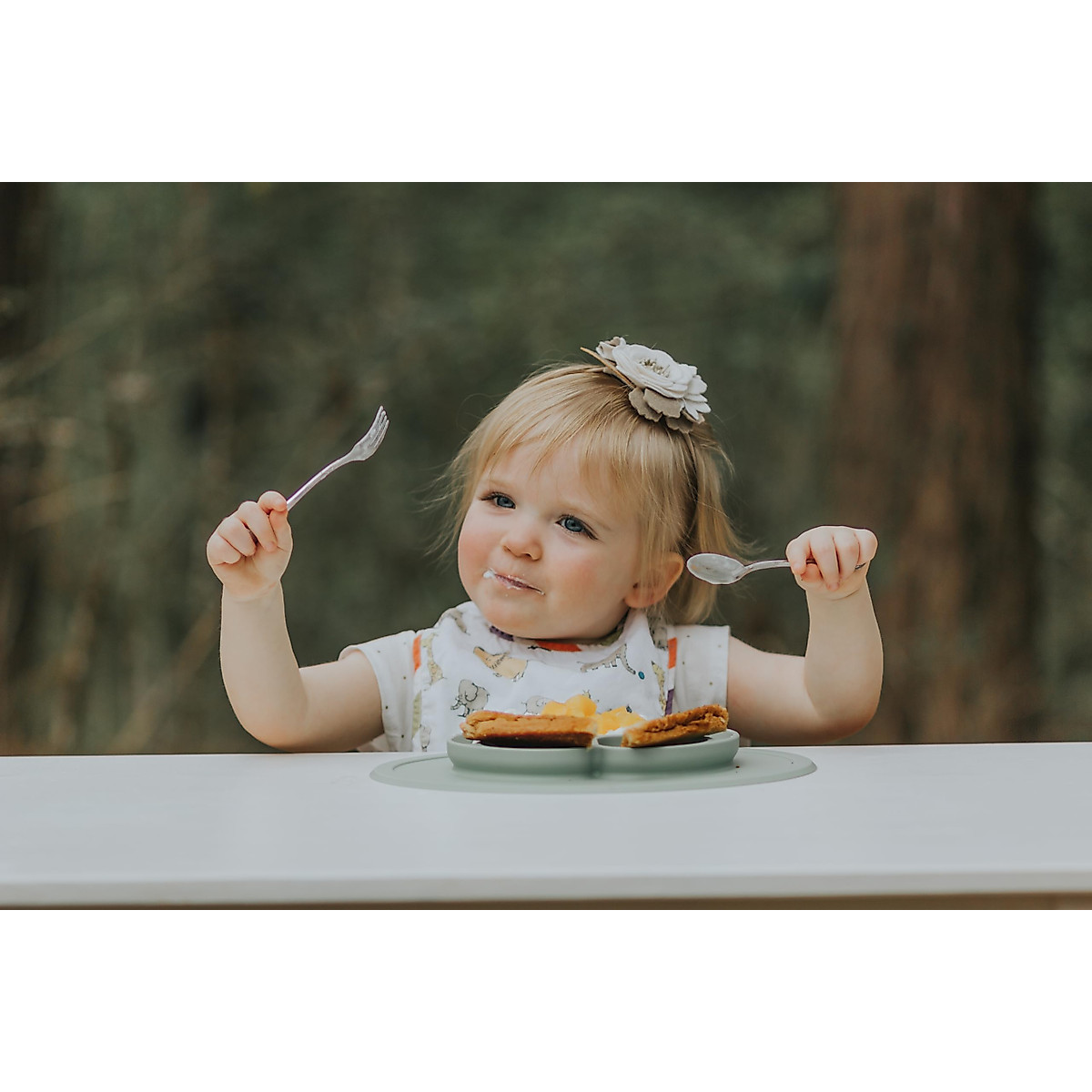 Kleynimals Arctic Friends Baby Flatware - Made in USA