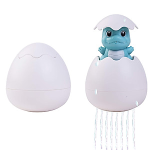 Easter Eggs Basket Stuffers,Baby Bath Toys For Toddlers 1-3 Old Years Baby,Sensory Toys Kids Bathtub Toys Hatching Swimming Pool Bath Toy Gifts For Infants & Boys & Girls Bithday Water Gun (DinoSaur)