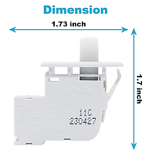 DC64-00828B Dryer Door Switch Replacement Part for Samsung Dryer Door Switch DC64-00828A PS4210964 2071594 AP4578931