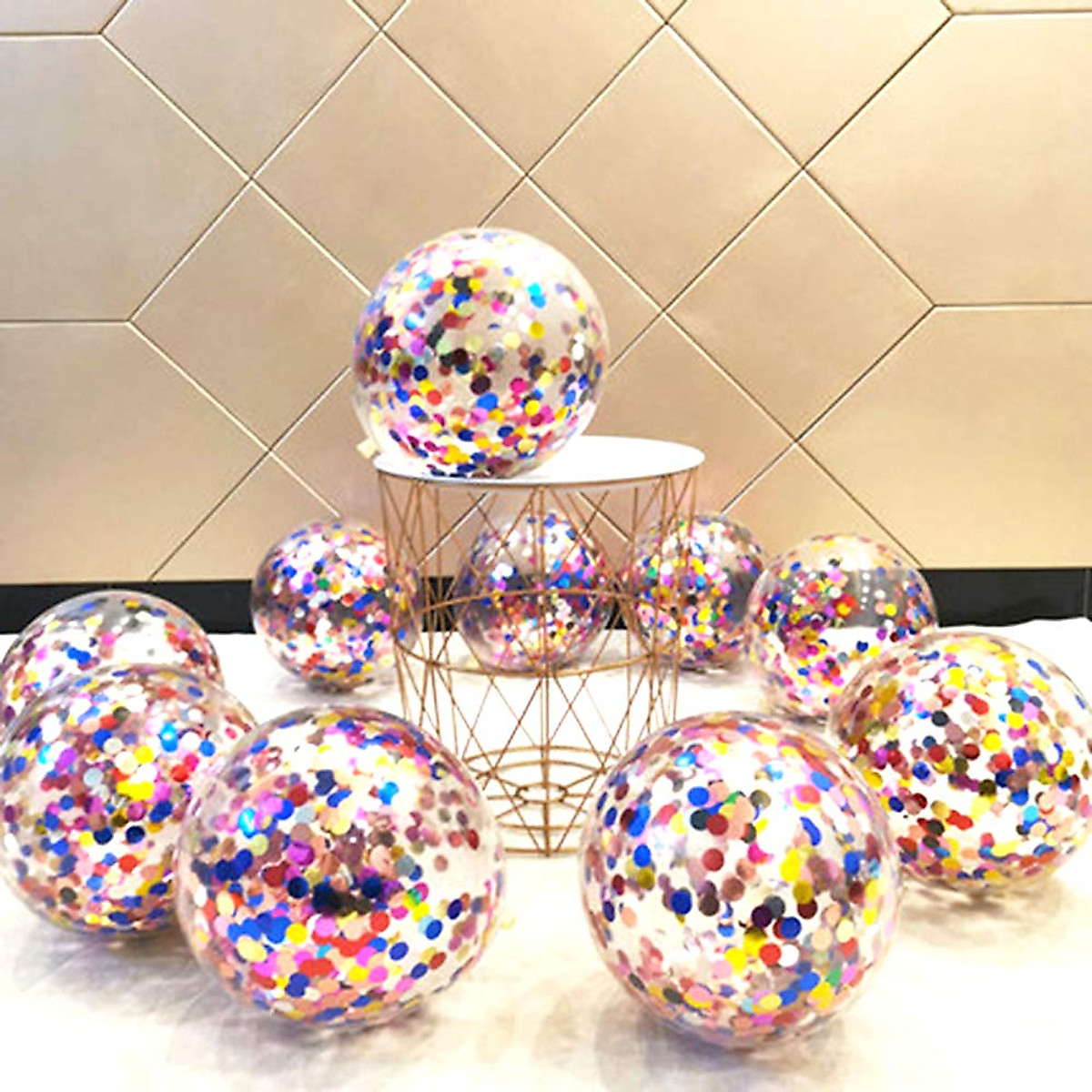 Round Sequins Multi-Color Confetti Throwing Confetti 20mm/0.8in Metallic Foil Confetti Circles Confetti Table Confetti for Birthday Party Wedding Anniversary Baby Bridal Shower, 30g/1Oz