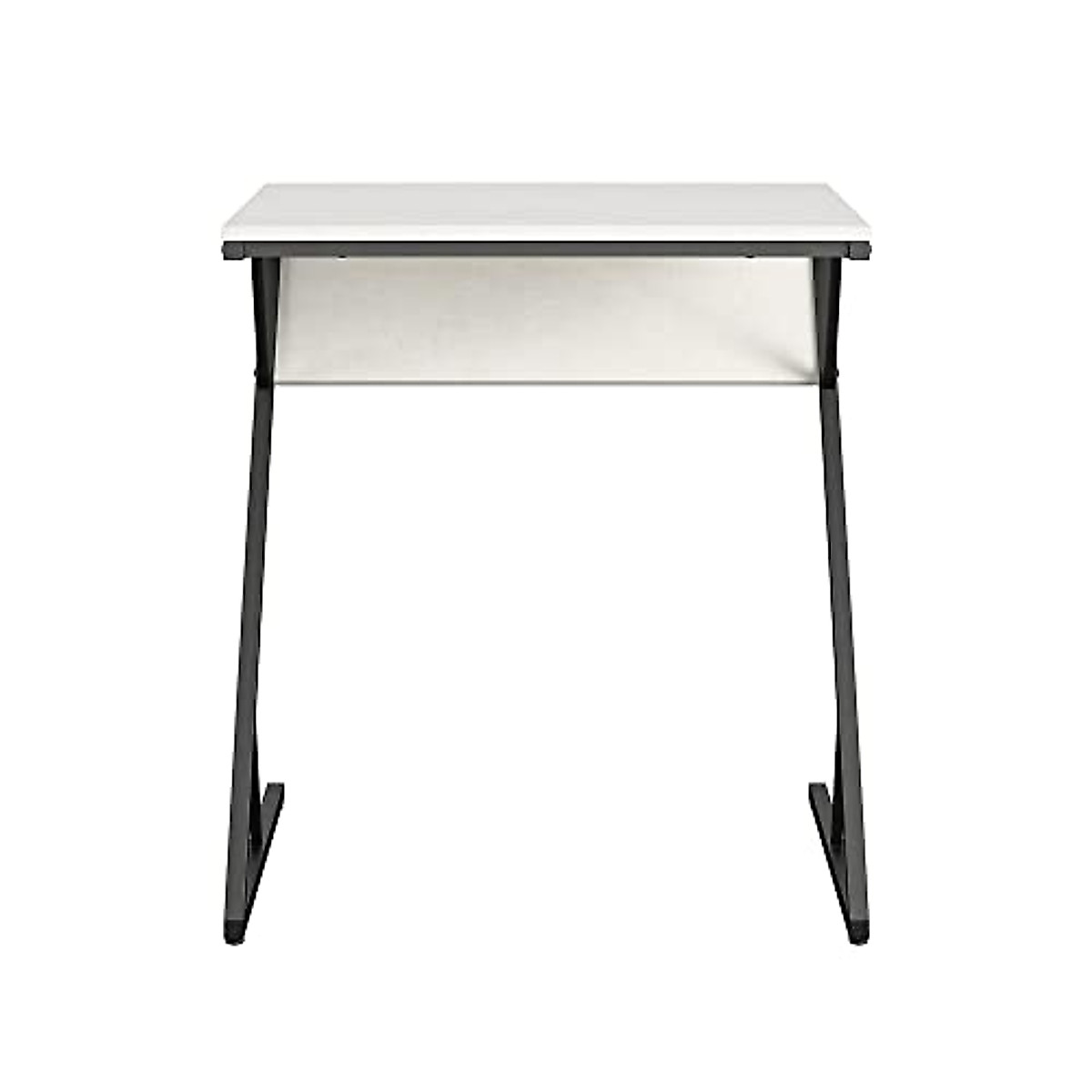 Novogratz Accent Table/Laptop Desk, Plaster/Gunmetal, (3076920COM)