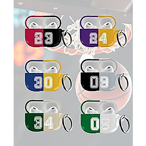 Custom Colored AirPods Case with Your Text - Best Personalized AirPods Pro 2nd Generation Case for Basketball, Football, Baseball Fan Girls, Boys, Men or Women