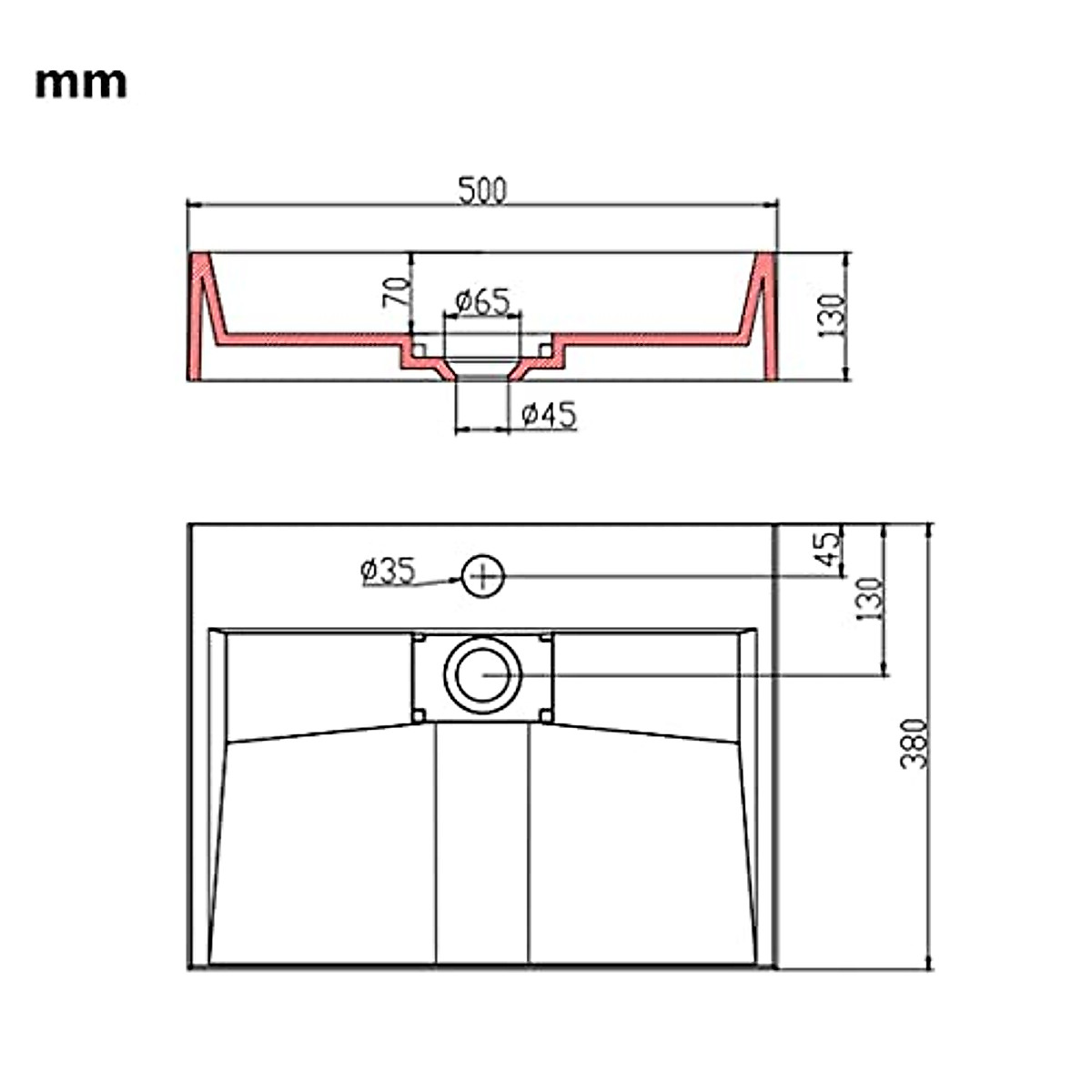 Wash Basin 19.7"x15"x5.1" Mineral Cast/Marble Cast White,Mineral Cast Vessel Sink: Chic and Timeless for Bathrooms and More Bath Fixtures，Bathroom Sinks