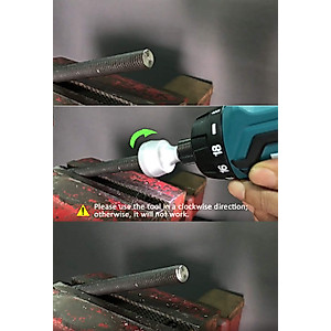 ORX PLUS TOOLS 2 PCS Deburring External Chamfer Tool, with HSS Blade and Tungsten Blade, Deburring Drill Bit, Remove Burr Tools Quick Release Shank Fits for 1/8"-3/4"(3mm-19mm)