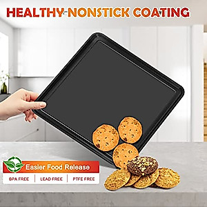 11" × 11" Baking Pan for The Smart Oven BOV800XL, Replacement Breville Toaster Oven Pans Fit Smart Oven Pro BOV810BSS, Smart Oven Pro BOV845BSS and The Smart Oven Air BOV900BSS