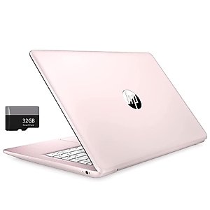 HP Stream Laptop 14" HD, Intel Celeron N4020 Processor, 8GB DDR4 RAM, 64GB SSD, Intel HD Graphics, 720p Webcam, 1 Year Office 365, White, Win 11 S, Alpacatec Accessories