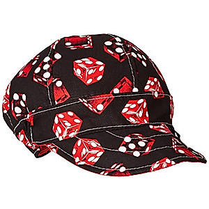 Lapco Lap CFA One Size Fit's All Welder's Caps, 100% Cotton, One Size, Assorted Colors