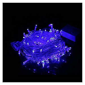 Fairy Lights Outdoor Fairy String Lights 10M With 100 LED 8 Modes Wave Rope Lights Icicle Curtain Light,Waterproof Festival Lighting For Garden Patio Yard Home Wedding Party And Christmas Decoration Z