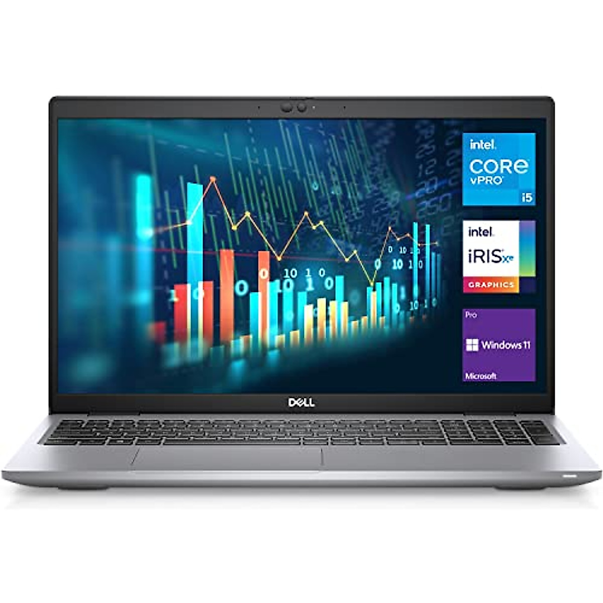 2021 Newest Dell Business Laptop Latitude 5520, 15.6" FHD IPS Anti-Glare Display, Intel Core i5-1135G7, 16GB RAM, 512GB SSD, Webcam, Backlit Keyboard, WiFi 6, Thunderbolt 4, Win 10 Pro