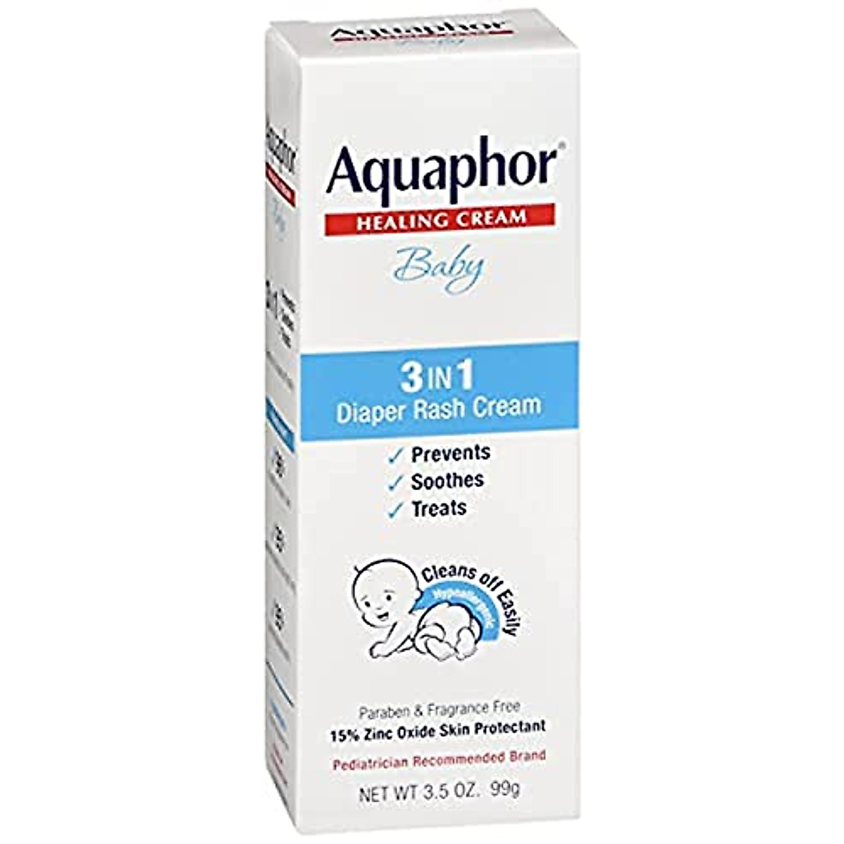 Aquaphor Diaper Rsh Crm H Size 3.5z Aquaphor Diaper Rash Cream Healing 3.5z