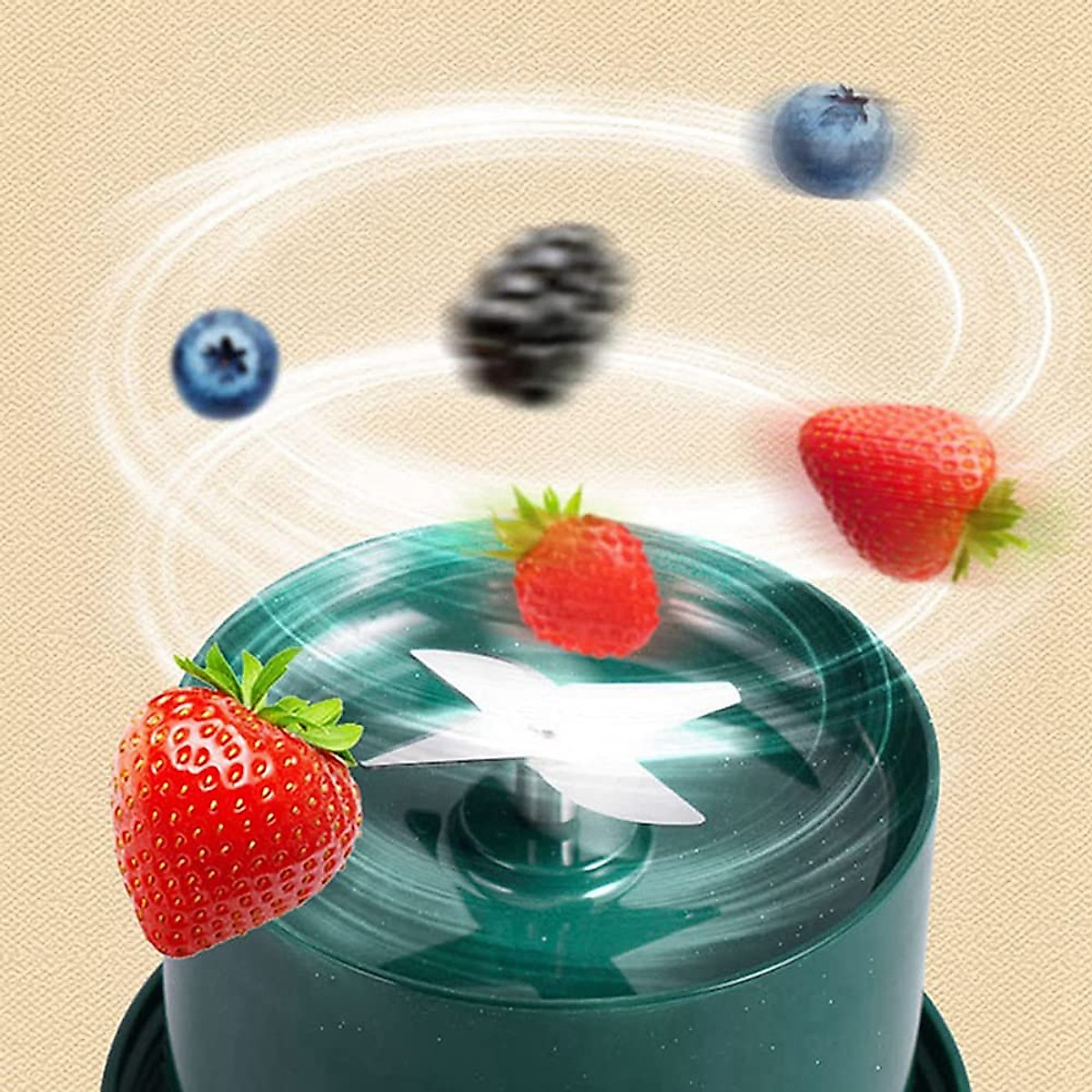 ESSISH USB Electric Safety Juicer Cup Juicing Mixing Ice Blenders Mixer Waterproof Portable Rechargeable Mixer