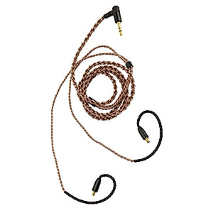 DAUERHAFT Earphone Replacement Upgrade Cable, Replacement Headphone Cable A2DC Interface Oxygen Free Copper Clear Prevent Stethoscope Effect for LS300 for CKR90