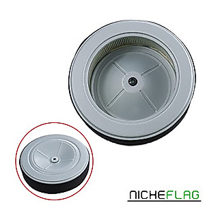NICHEFLAG GX630 Air Cleaner Element Replaces 17210-Z6L-010, 17210-Z6L-000 for Honda GX630, GX630R, GX630RH, GX660, GX660R, GX660RH, GX690, GX690R, GX690RH Engine Lawn Mower Air Cleaner Element
