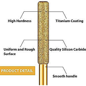 SENSILIN Diamond Chainsaw Sharpener Stones Diamond bits Sharpening Wheels, High Hardness Chainsaw File for Electric Chainsaw Sharpener 12PCS (7/32")