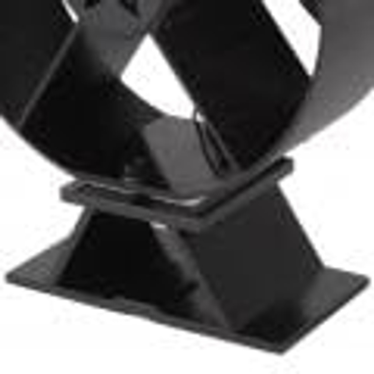 Ymiko 6 Blades Fireplace Fan Thermoelectric Wood Stove Fan Heat Powered Air Circulation for Home