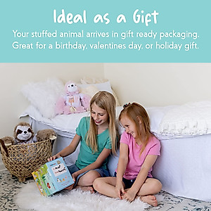 infloatables Stuffed Sloth - Giant 22 Inch Large Plush Sloth Toy - Giant Sloth Stuffed Animal Large Toy - Cute Birthday Sloth Gifts for Girls & Boys