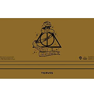 Tervis Traveler Harry Potter Deathly Hallows Triple Walled Insulated Tumbler Travel Cup Keeps Drinks Cold & Hot, 30oz, Stainless Steel
