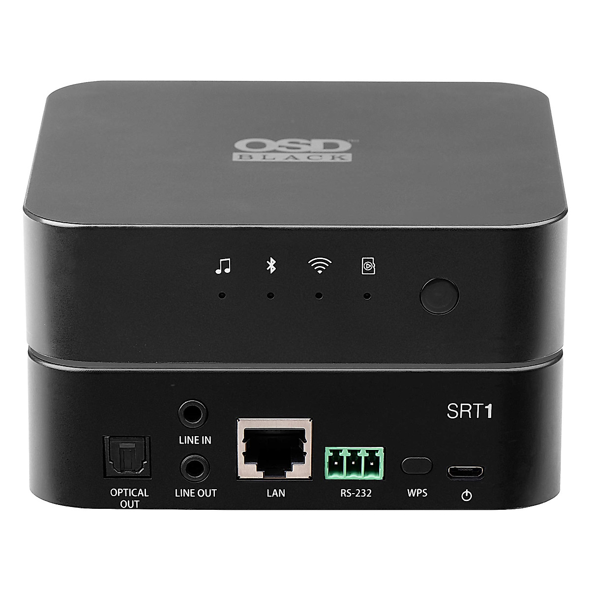 OSD Black Audio Black Series Multi-Media Streaming Module with LAN, Wi-Fi, Bluetooth, TF Card, RS232 and Line in - SRT1