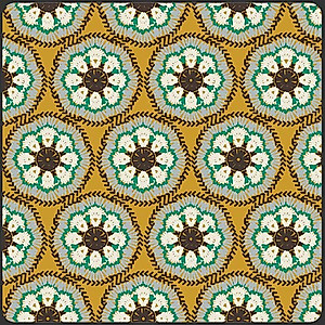 Art Gallery Fabrics Art Gallery Bijoux Dancing Harvest Wheat Fabric, Yellow