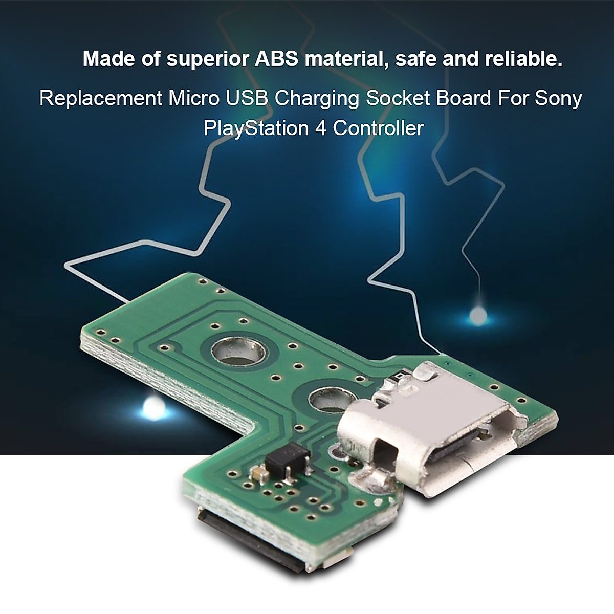 Micro USB Charging Port Socket Board Replacement for Sony Playstation 4 PS4 Game 3rd Generation Controller