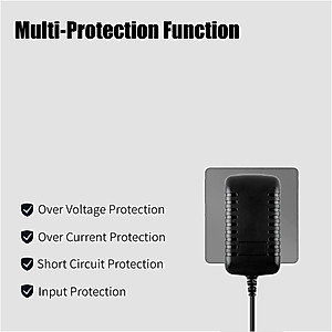 Dysead AC/DC Adapter Charger Cord for Uniden Bearcat BC75XLT BC-75XLT Handheld Scanner