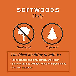 Hickory Summit kindling Cracker firewood kindling Splitter- Indoor or Outdoor kindling Maker - Wood Splitter fire Cracker kindling Maker - firewood Splitter