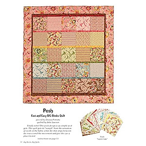 Big Blocks, Big Quilts: 11 Easy Quilts with Layer Cake 10" x 10" Squares (Design Originals) Beginner-Friendly, Easy-to-Follow Instructions and Variations, plus Assembly Diagrams and Color Photos