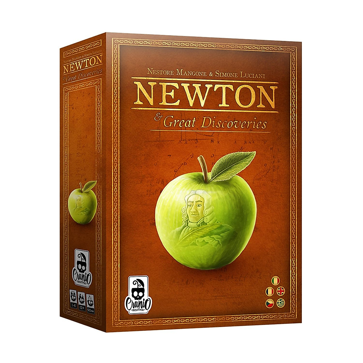 Cranio Creation Newton Board Game 2nd Edition | Science-Themed Strategy Game | Family Game for Kids and Adults | Ages 12+ | 1-4 Players | Average Playtime 90 Minutes | Made by Cranio Creations