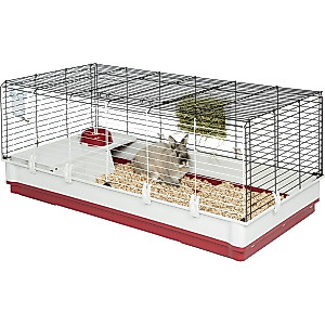 LAZAT Luxury Guinea Pig Cages - Rabbit cage for Rabbit, Guinea Pig, Ferret, Chinchilla, The Perfect Haven for Small Pets. (47.16 x 23.62 x 19.68 inches)