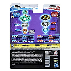 BEYBLADE Burst Surge Speedstorm Demise Satomb S6 and Anubion A6 Spinning Top Dual Pack -- 2 Battling Game Top Toy for Kids Ages 8 and Up