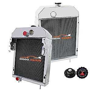 OzCoolingParts 361704R93-4 Row Core All Aluminum Tractor Radiator for Case International Farmall 300 & 350