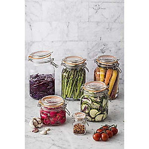 Kilner Square Swing Top Glass Jar | 1L