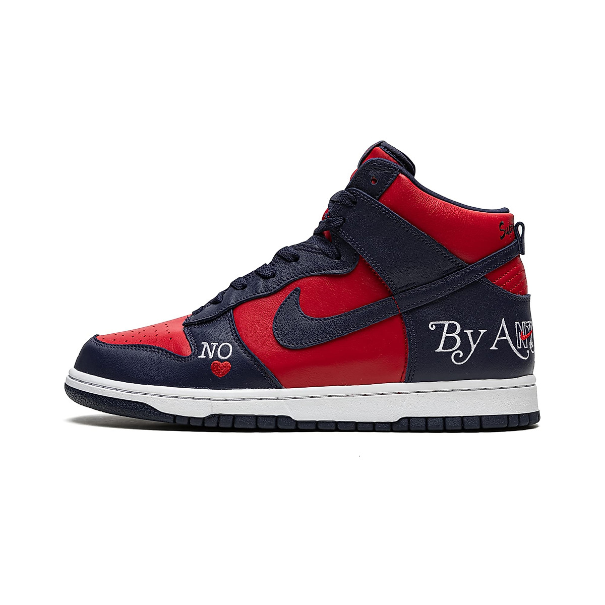 Nike Mens SB Dunk High DN3741 600 Supreme - by Any Means - Navy/Red - Size 9
