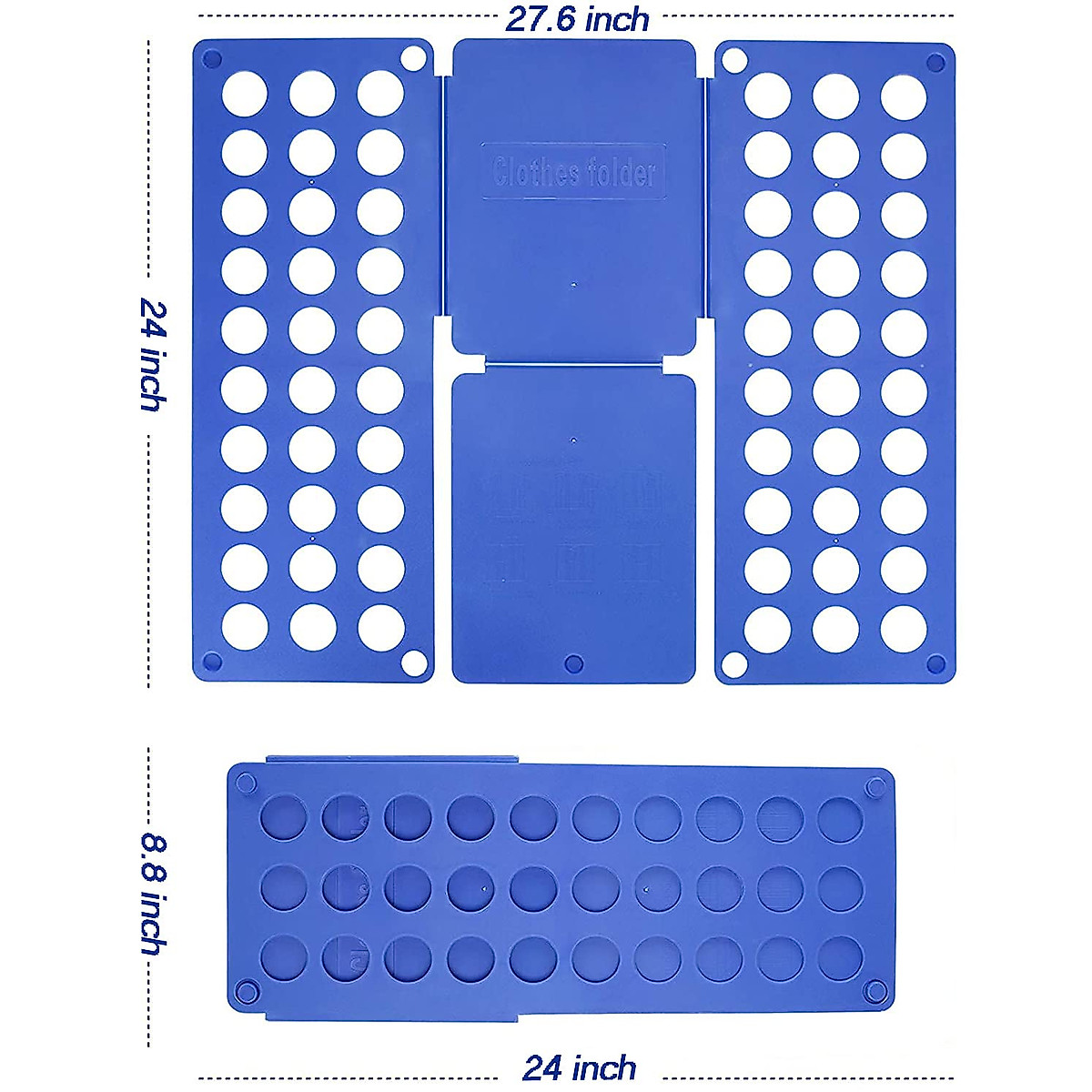 Clothes Folding Board Adjustable Shirt Folder Plastic T shirt Clothes Folder For Adult Children Space Saving Foldable Household Clothing Organizer Room Organization Laundry Folder For Kid Size Or Adult Plus Size Clothes