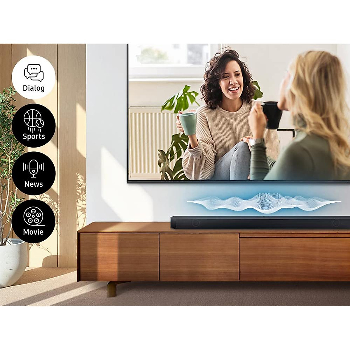 SAMSUNG HW-Q700C Q-Series 3.1.2 ch. Wireless Dolby Atmos Soundbar w/Q-Symphony Bundle with 2 YR CPS Enhanced Protection Pack