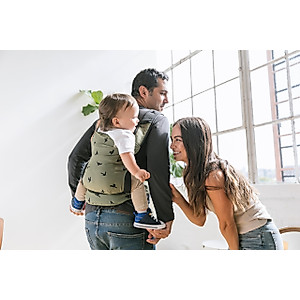 Baby Tula Lite Compact Baby Carrier, Ultra Compact and Lightweight, Convenient Carry Pouch, Ergonomic and Multiple Positions for 12 – 30 pounds (Soar)…