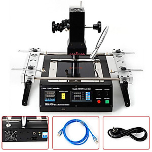 Soldering Stations Machine, IR6500 Infrared BGA Rework Station Repair Heating Reball Soldering Welding Welder 1250W Infrared Welding Machine Fit Xbox360 PS3