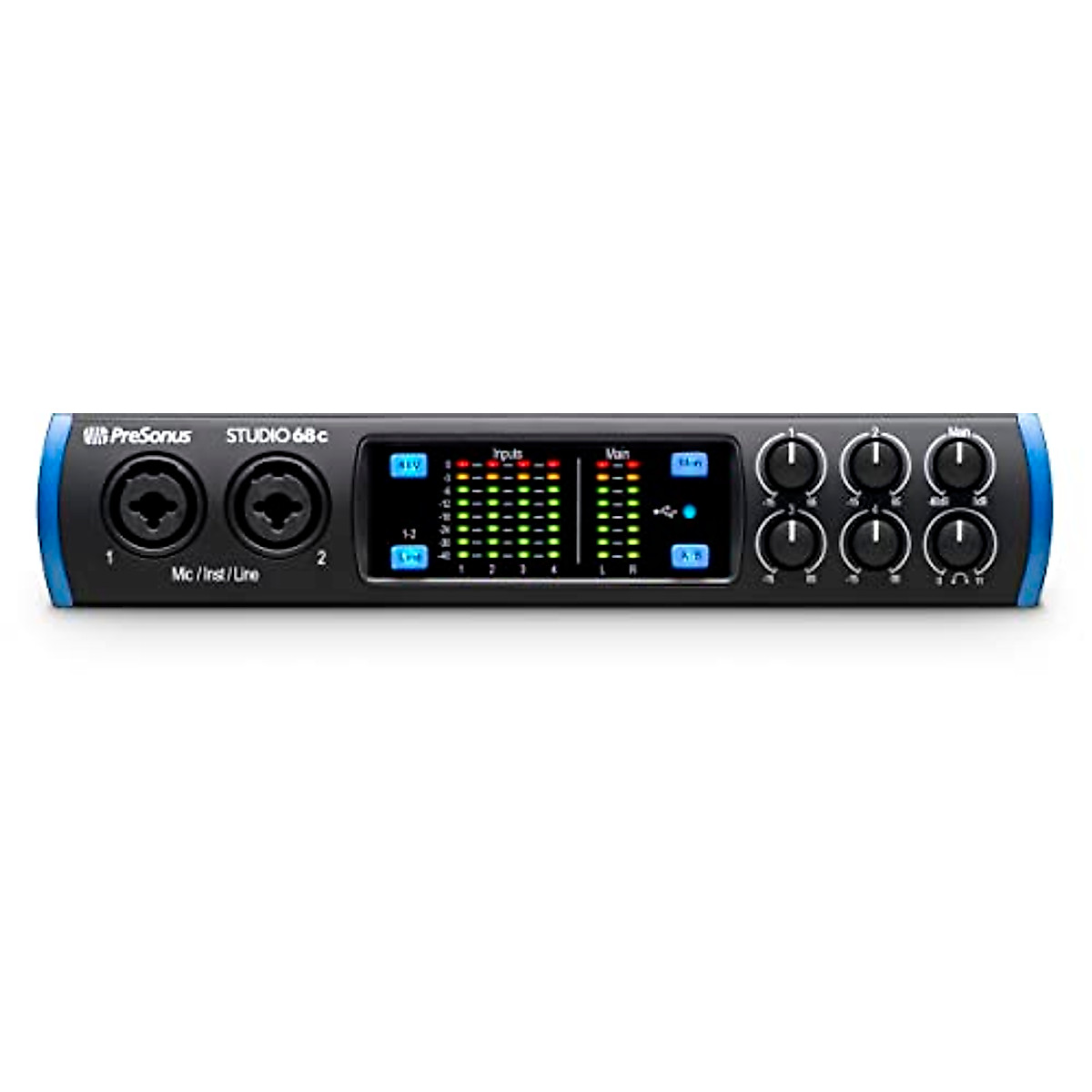 PreSonus Studio 68c 6x6, 192 kHz, USB Audio Interface with Studio One Artist and Ableton Live Lite DAW Recording Software