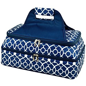 Picnic at Ascot Original Insulated Double Layer Thermal Food and Casserole Carrier- keeps Food Hot or Cold- Designed & Quality Approved in the USA