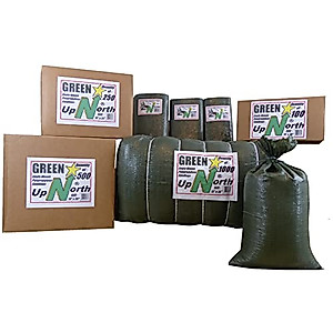 UpNorth Sandbags - Box of 100 - Empty Woven Polypropylene Sand Bags w/Ties, w/UV Protection; size: 14" x 26", color: Military Green