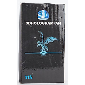 3D Hologram Fan,16.5 Inch 3D Hologram Projector Advertising Display with 1.2 Inches Thick, 700 Video Library and 224 LED for Business Store Signs,Bar,Casino,Party,Halloween Missyou