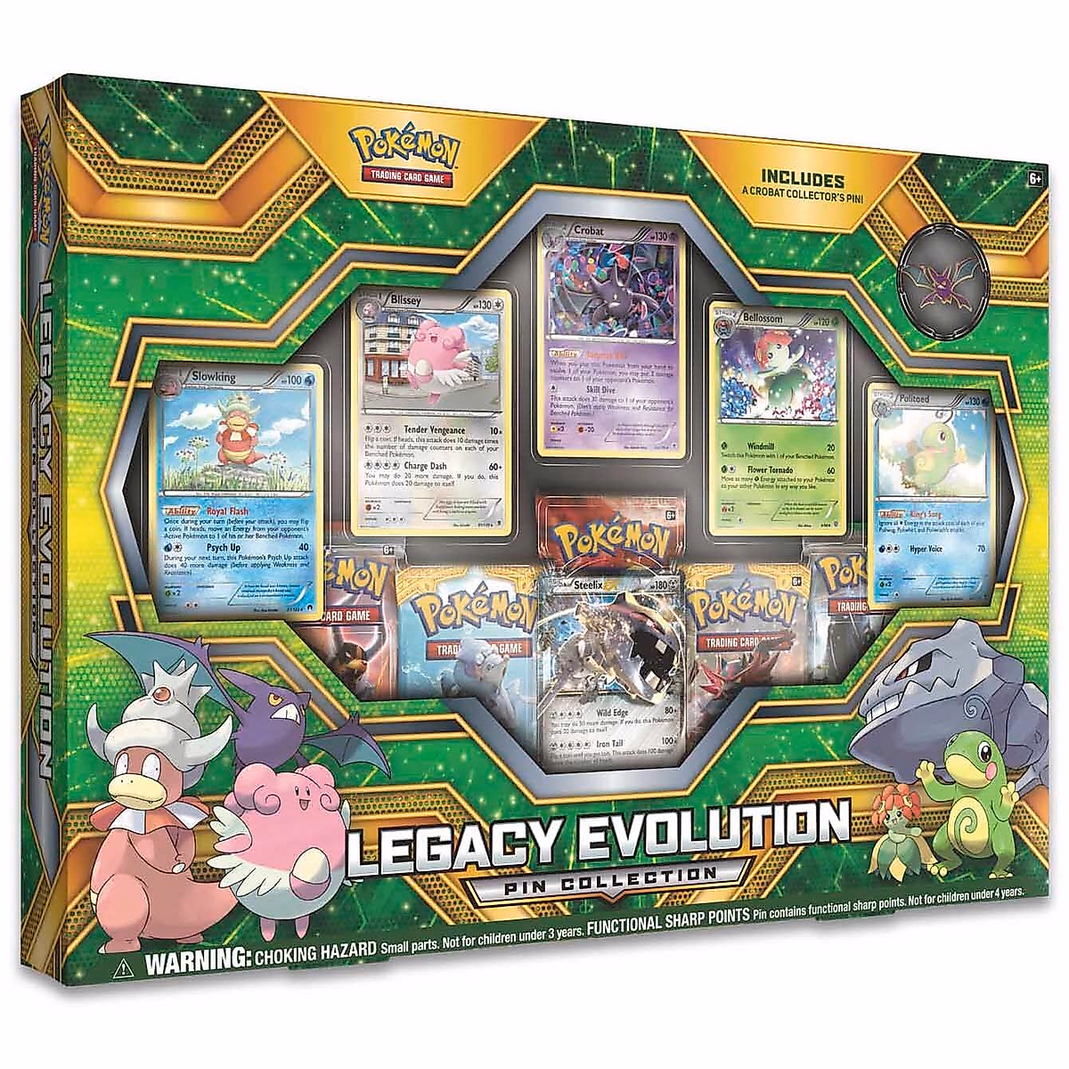 Pokemon TCG Legacy Evolution Pin Collection Card Game