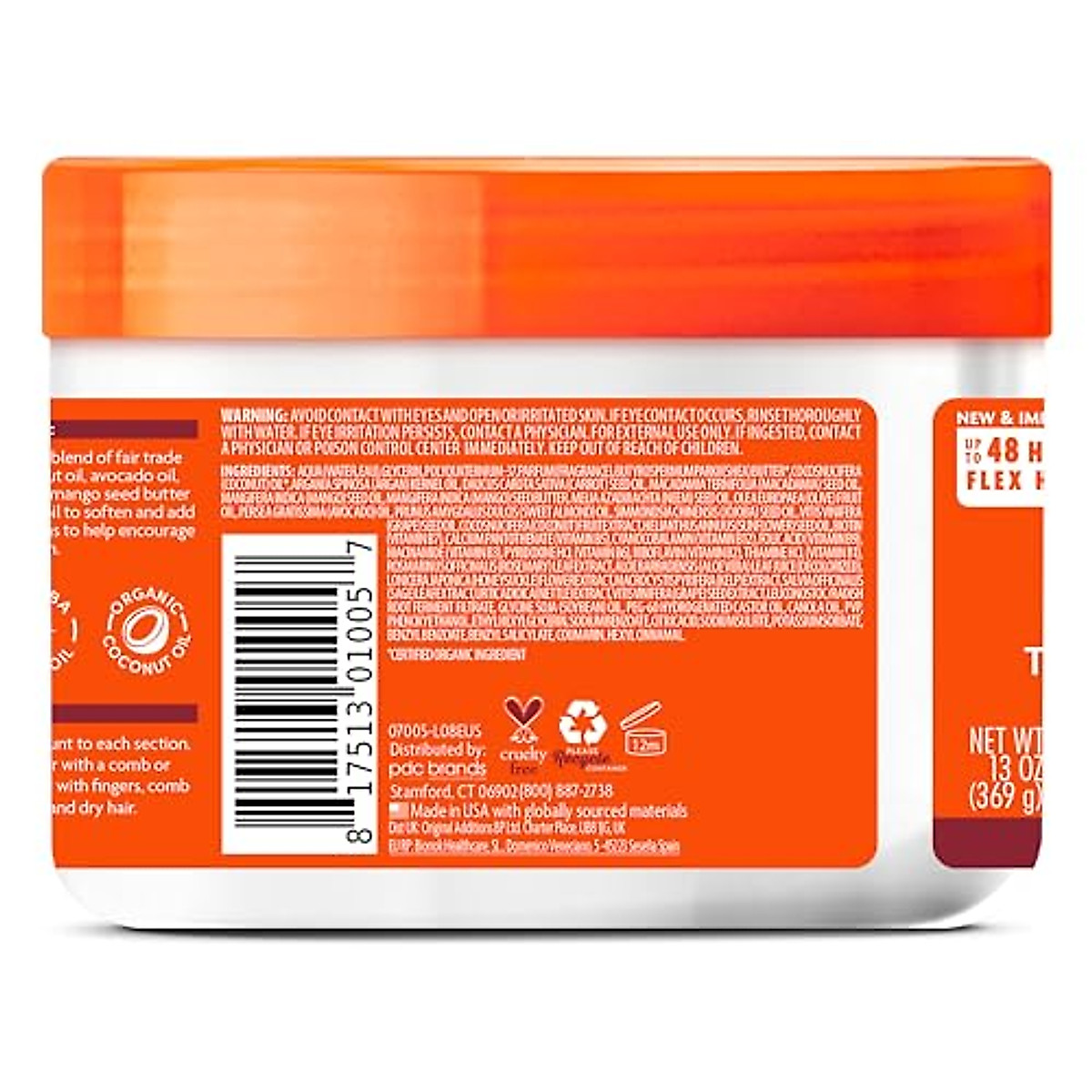 Cantu Moisturizing Twist & Lock Gel with Shea Butter for Natural Hair, 13 oz (Packaging May Vary)