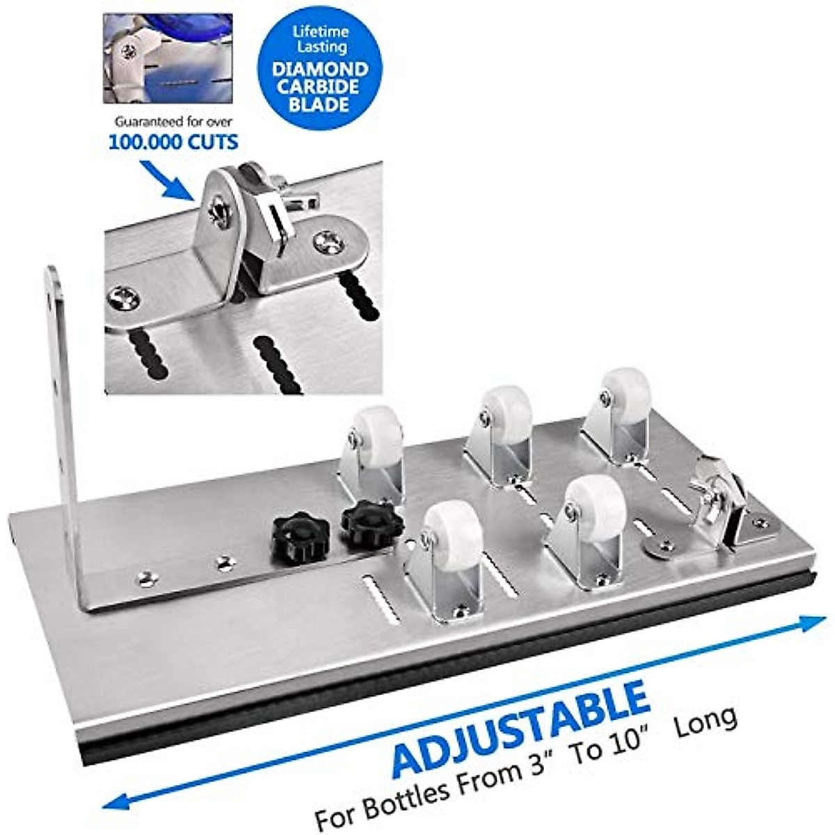 Bottle Cutter & Glass Cutter Kit, for Cutting Wine Bottle or Jars to Craft Glasses