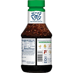 Soy Vay Veri Veri Teriyaki Less Sodium Marinade and Sauce, 21 Ounce Bottle (Package May Vary)