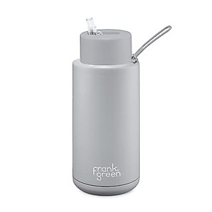 Frank Green Harbor Mist Ceramic Lined Reusable Bottle with Straw Lid, 1 EA