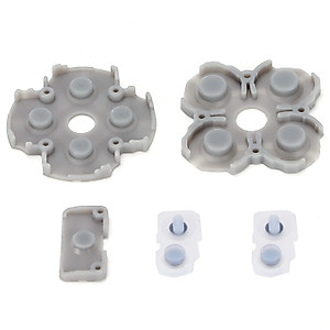 menfad Replacement Triggers Button Kit, Controller Silicone Conductive Rubber Pads Handle Buttons, Repair Replacement Part, for PS5, Wear‑Resistant, Not Easy to Damage, Easy to Store and Carry