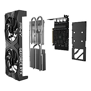 PNY GeForce RTX™ 4060 Ti 8GB Verto™ Dual Fan Graphics Card DLSS 3 (128-bit, PCIe 4.0, GDDR6, HDMI/DisplayPort, Supports 4k, 2 Slot)